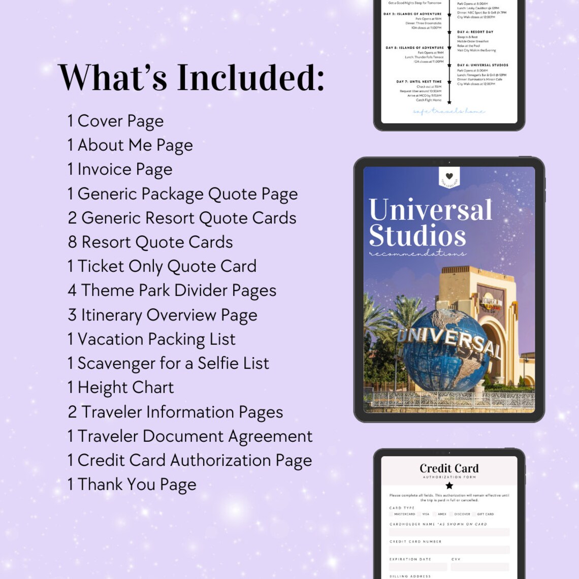 Universal Studios Orlando Travel Agent Client Starter Kit, Universal ...