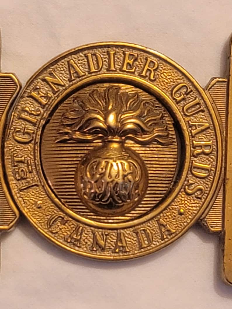 Vintage Canadian Grenadier Gaurds Belt Buckle - Etsy