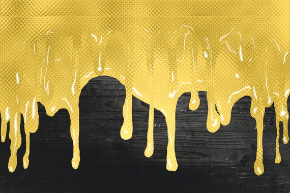 Dripping Gold Paint