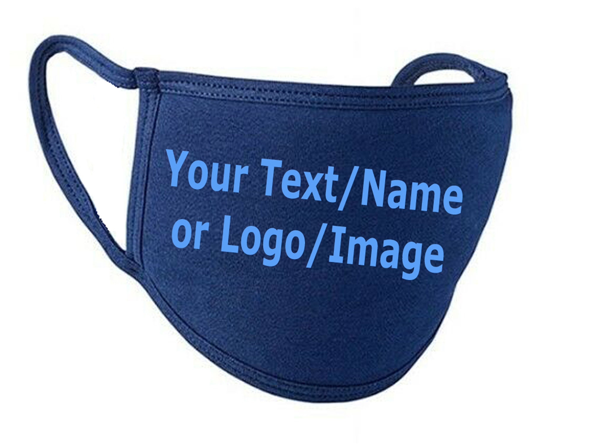 Customised Face Mask With Your Logo or Text Washable/reusable | Etsy