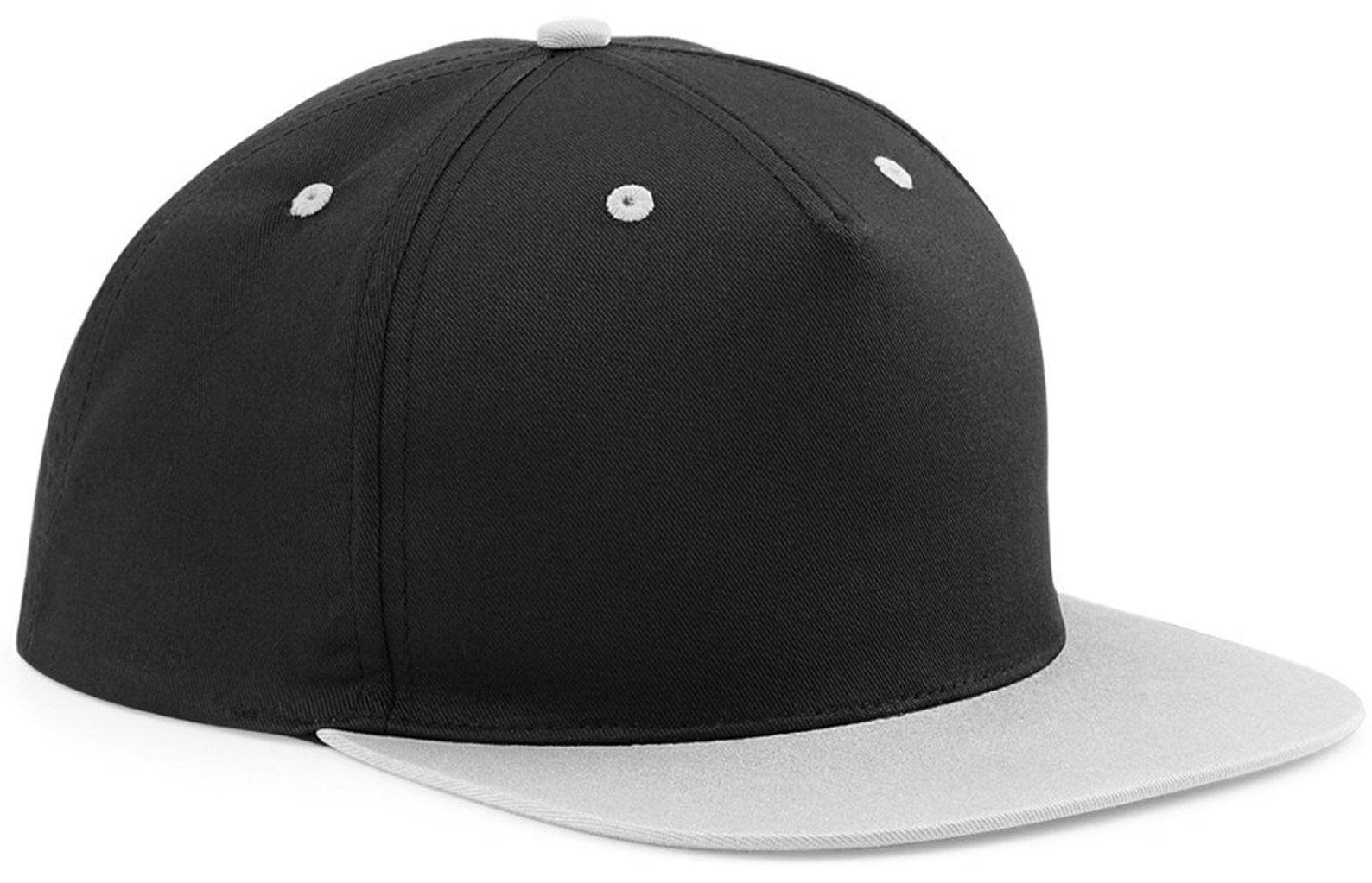 Personalized Snapback Cap: Custom Text/logo, Cotton Twill Flat Peak Hat ...