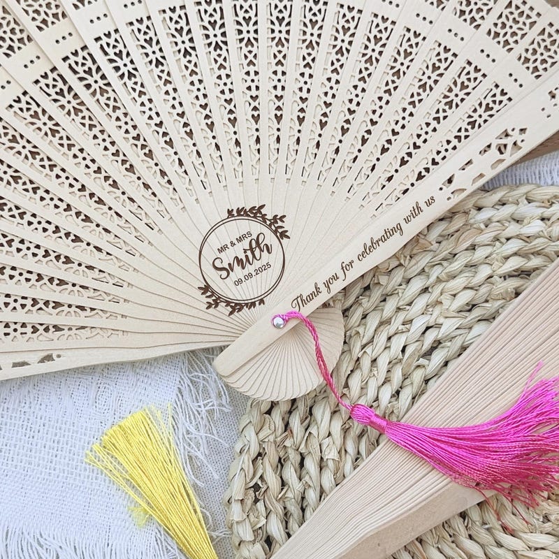 Wedding Hand Fans - Etsy