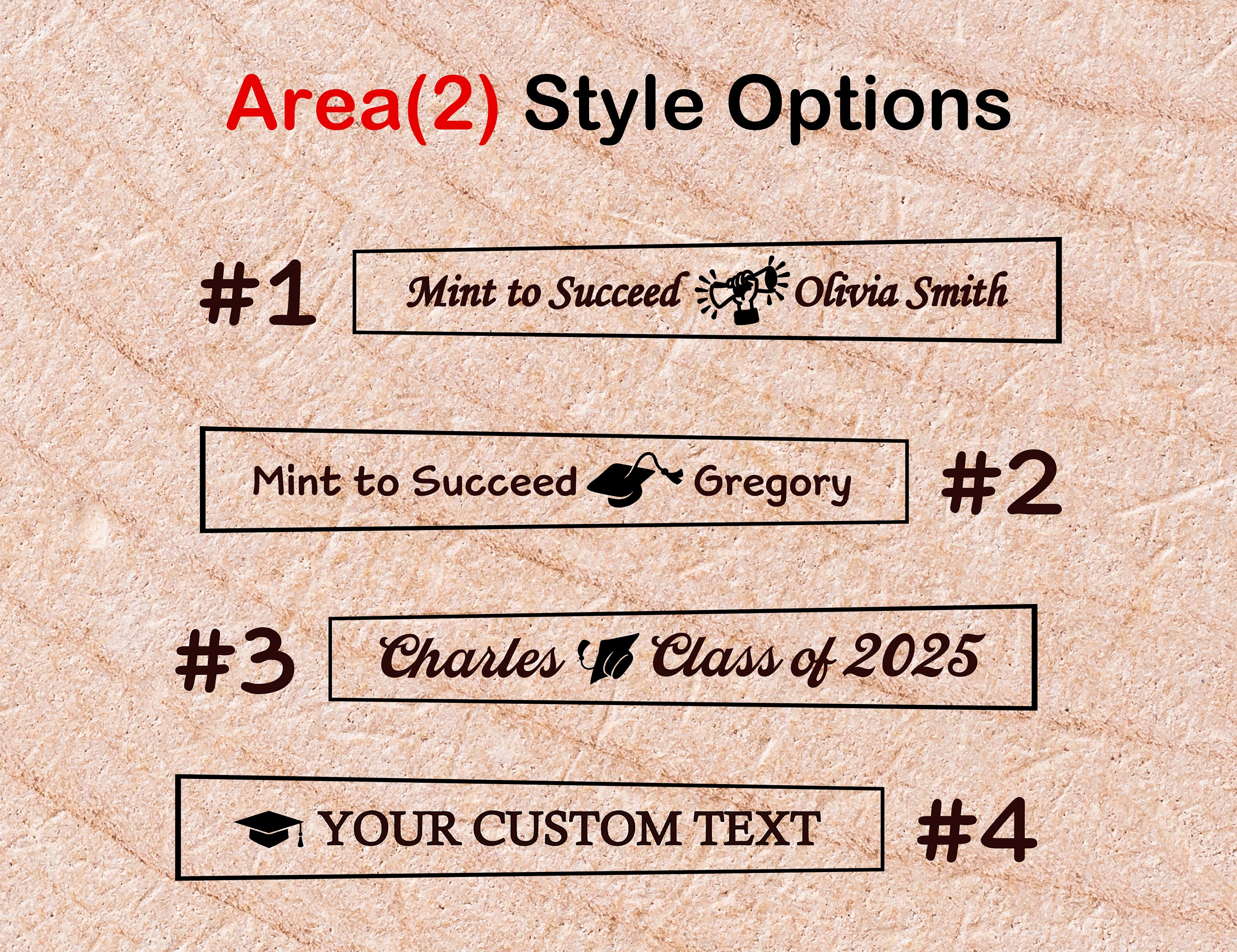 Sandalwood Graduation Fans in Bulk Personalized Gift for Graduation ...