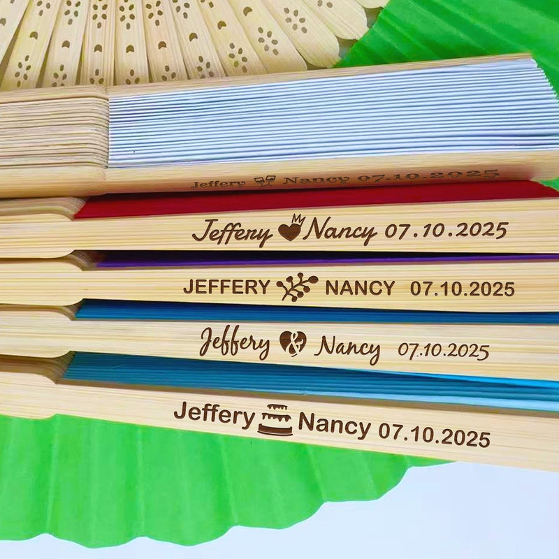 Custom Fan Wedding Favors - Etsy