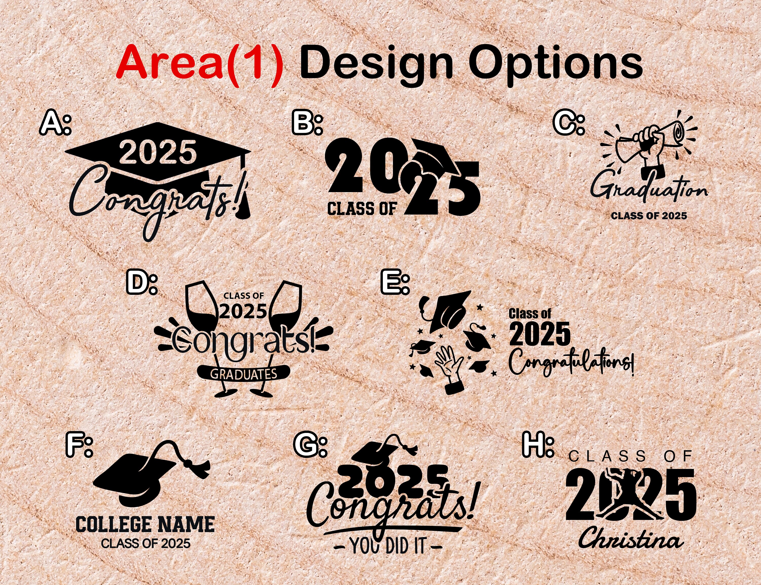 Sandalwood Graduation Fans in Bulk Personalized Gift for Graduation ...