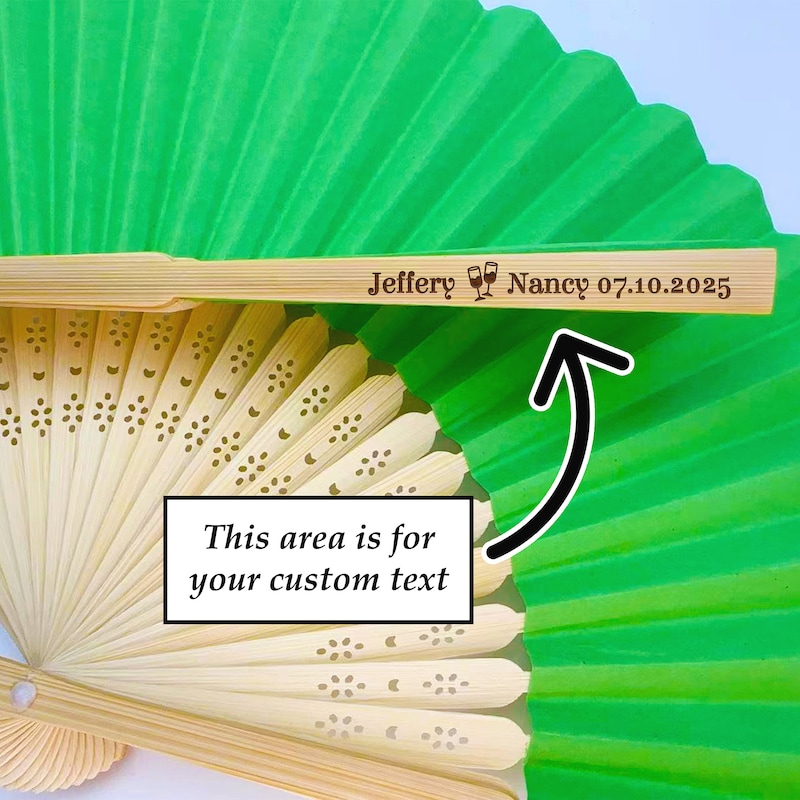 Wedding Program Fan - Etsy