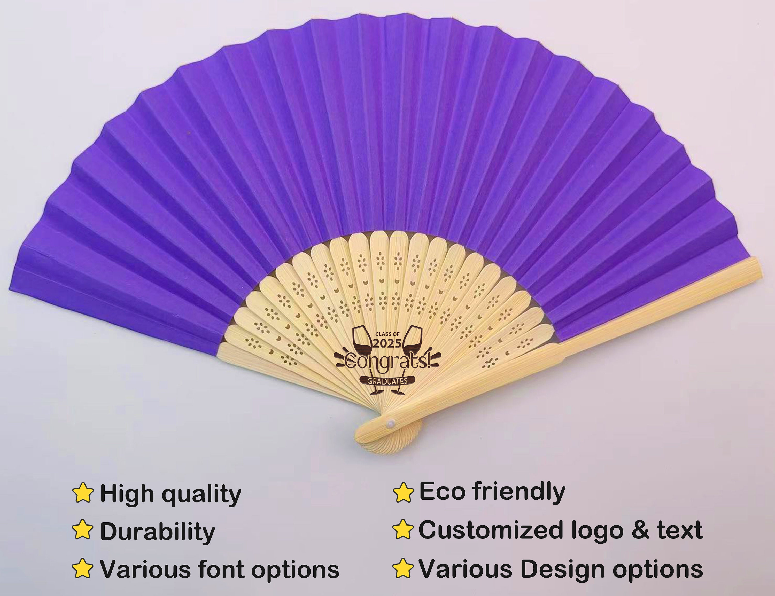 Personalized Graduation Fans in Bulk Unique Gift for Graduate Custom ...