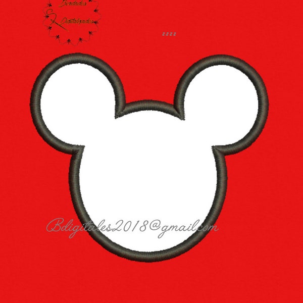 Mickey Mouse Embroidery Design - Etsy