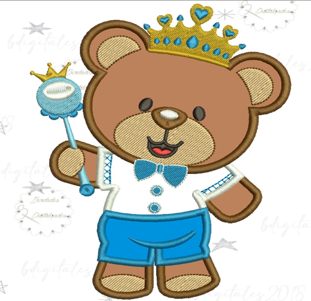 Baby Bear Embroidery Design for Application 3 Sizes - Etsy