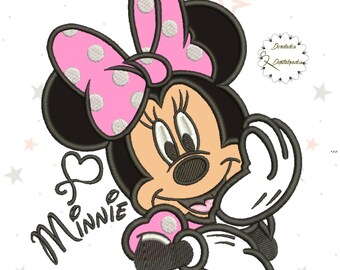 Minnie Applique - Etsy