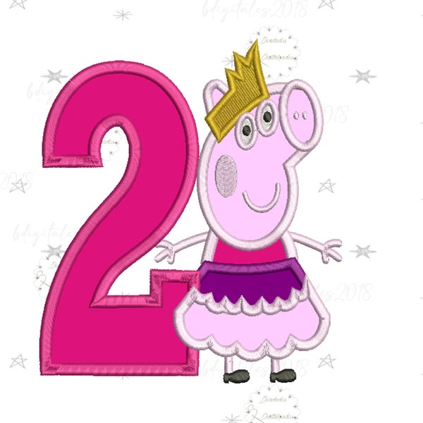 Peppa Number - Etsy