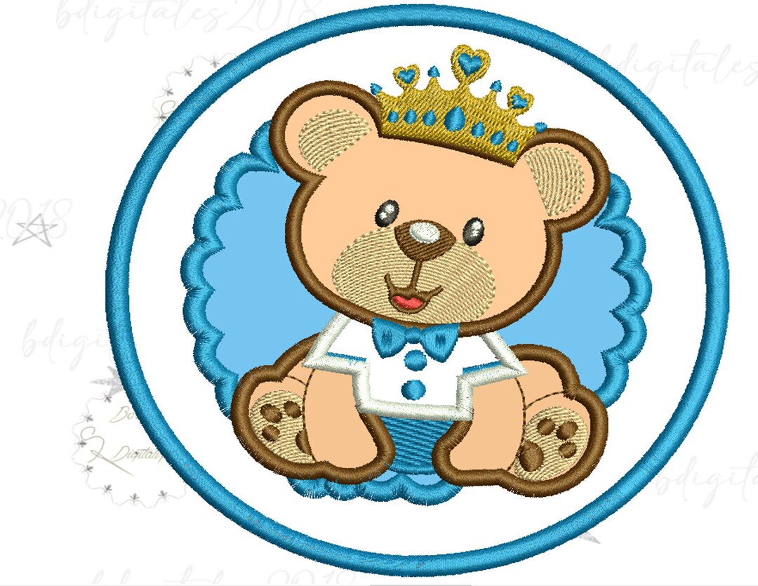 Baby Bear Embroidery Design for Application 3 Sizes - Etsy