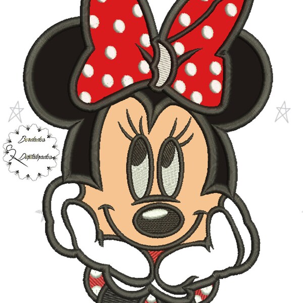 Minnie Applique - Etsy