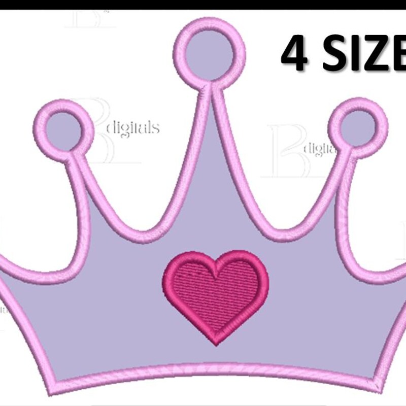 Crown Applique - Etsy