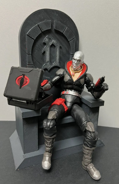 1/12 Mezco Marvel Legends Gi Joe Destro Dr Doom Throne . Custom 3d ...