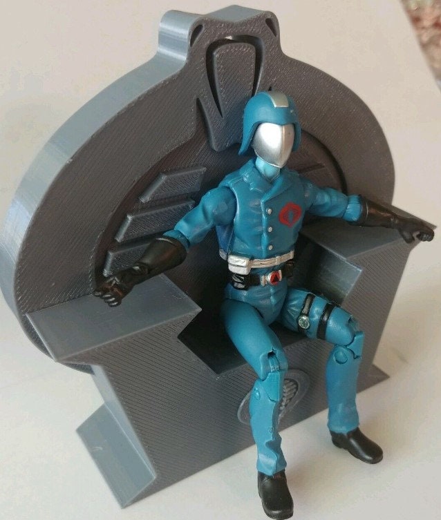 Gi Joe Cobra Commander Serpentor Throne 1/18 Scale 3d Printed - Etsy