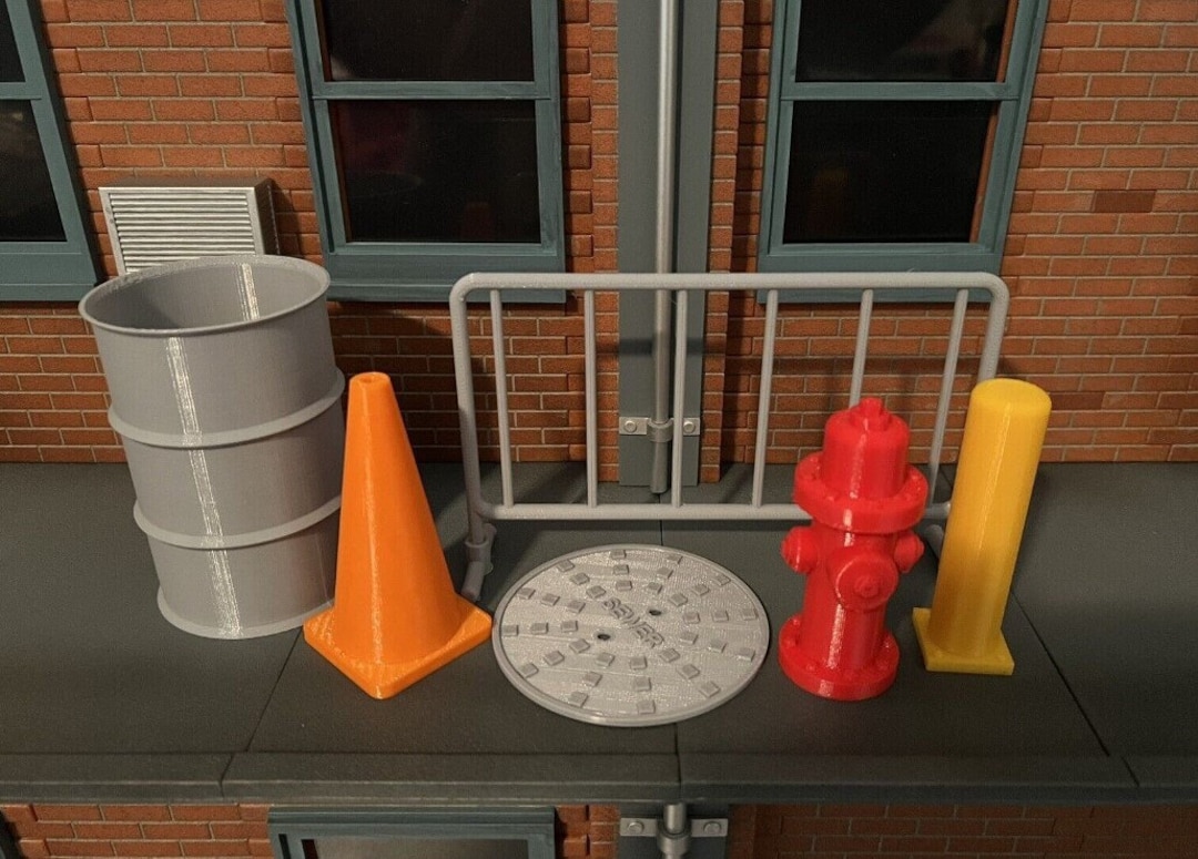 Neca Street Scene Dioroma Add Ons 3d Printed Accessories - Etsy