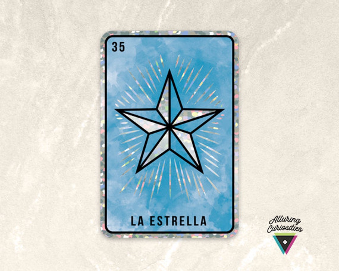 La Estrella Loteria Shimmer Sticker - Etsy