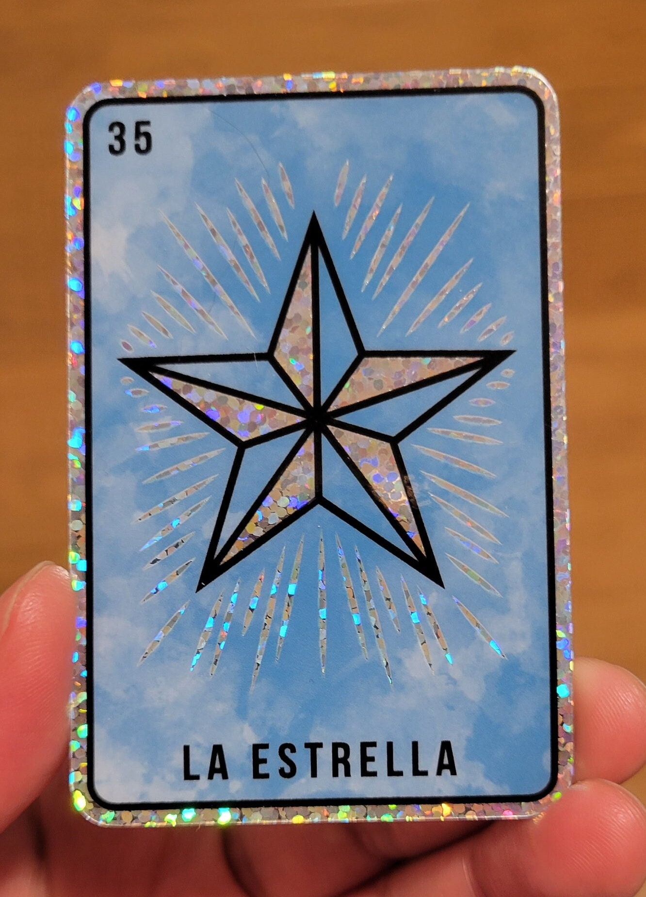 La Estrella Loteria Shimmer Sticker - Etsy