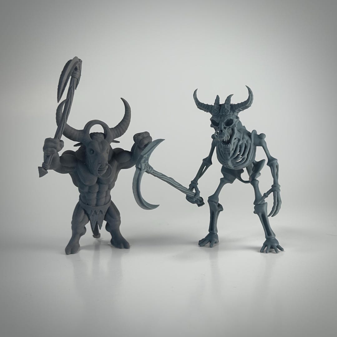 Resin DND Mini Minotaur: Custom RPG Miniatures | 9K Quality - Etsy