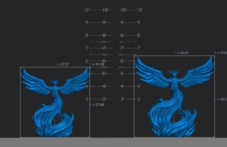 Resin DND Phoenix: Custom RPG Miniatures | 9K Quality - Etsy