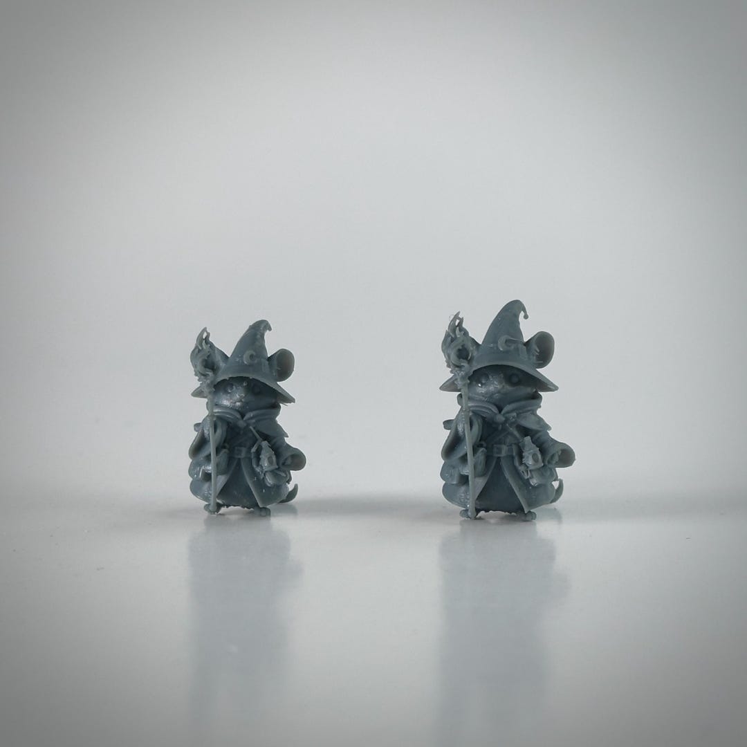 Resin DND Mouse Wizard: Custom RPG Miniatures | 9K Quality - Etsy