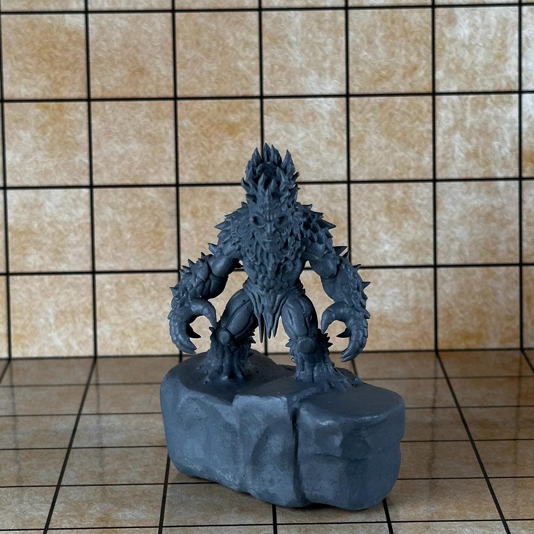 Earth Elemental DND Mini Custom Miniature Resin 9K Quality - Dnd ...