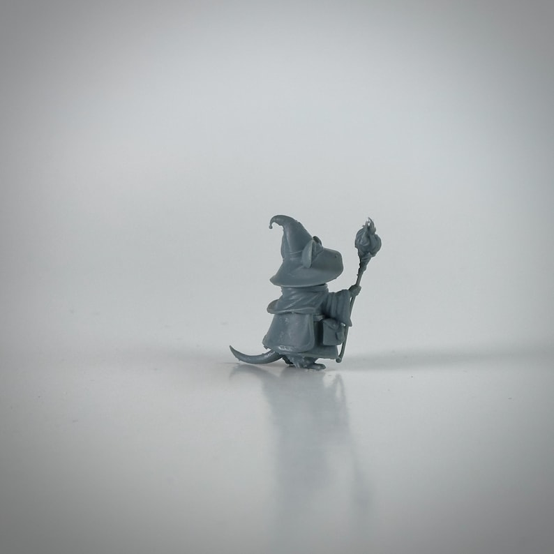 Resin DND Mouse Wizard: Custom RPG Miniatures | 9K Quality - Etsy