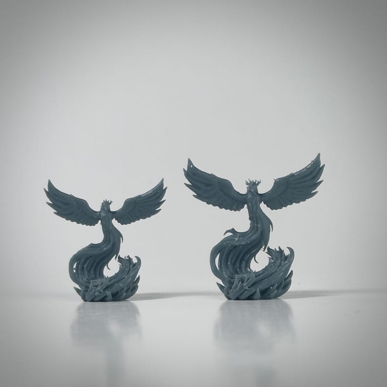Resin DND Phoenix: Custom RPG Miniatures | 9K Quality - Etsy