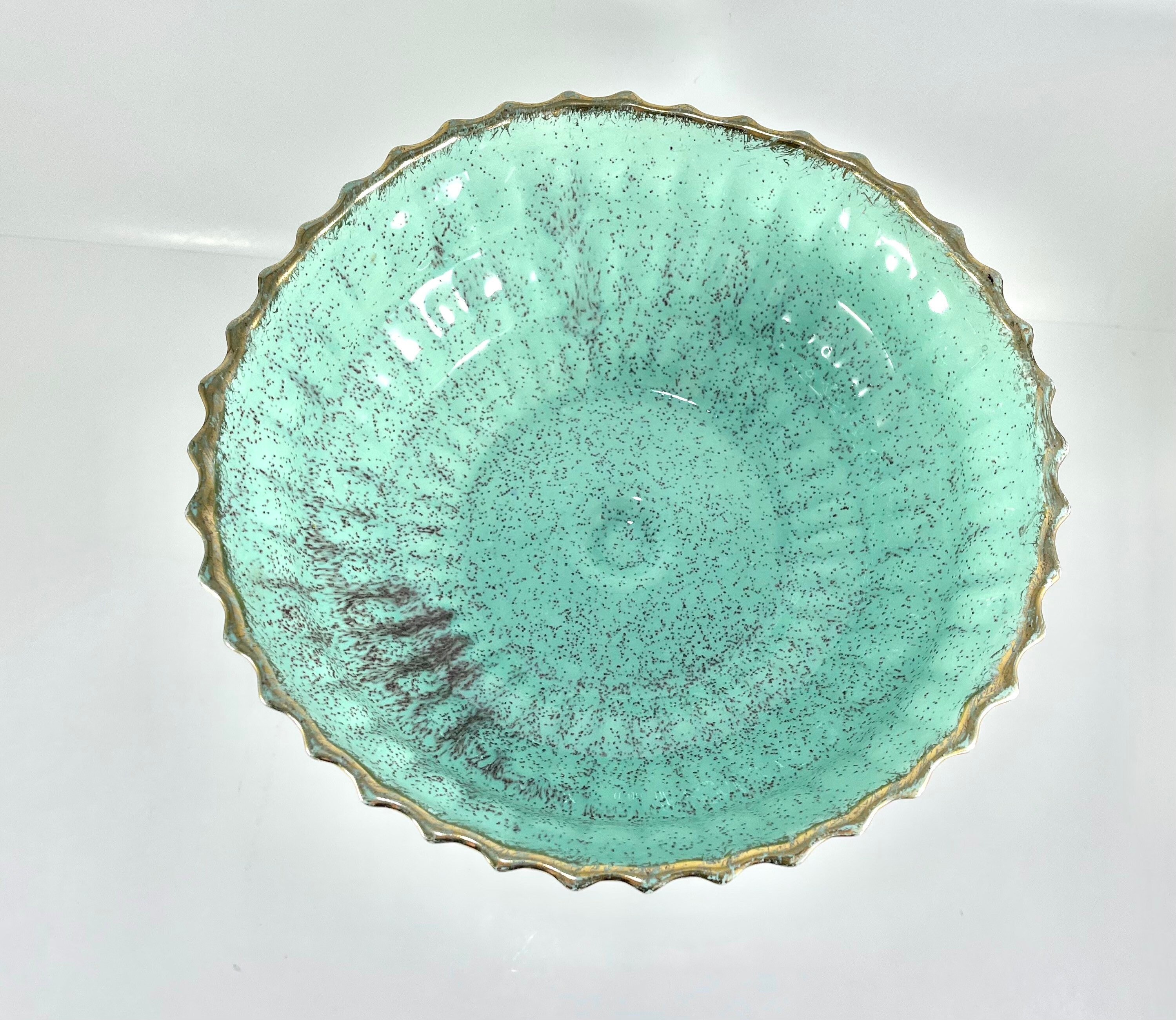 Home & Living Home Décor Mint! REDUCED Vintage Green Ceramic Fluted ...