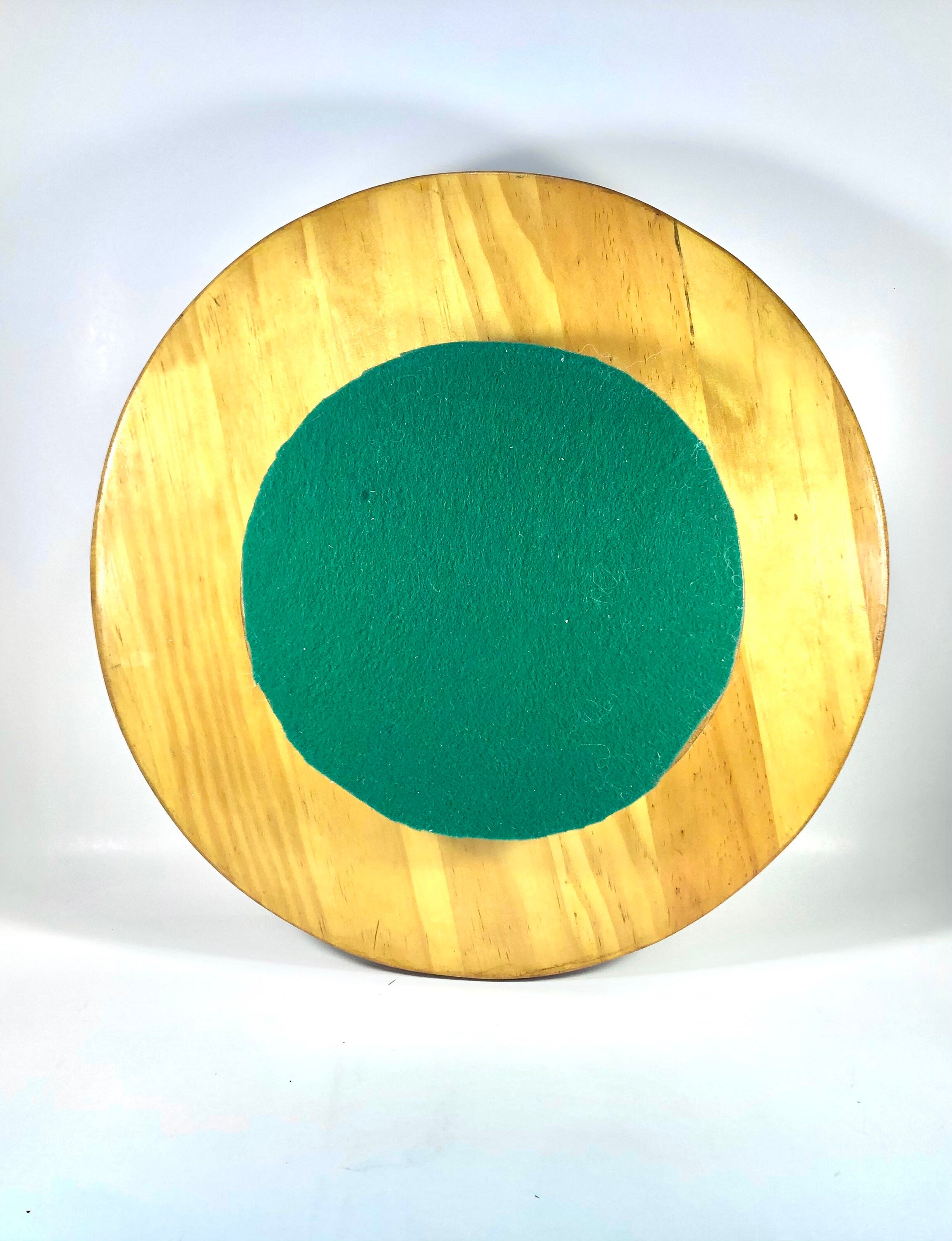 Vintage Wooden Circular Lazy Susan Retro Kitchen 80s Table Home ...