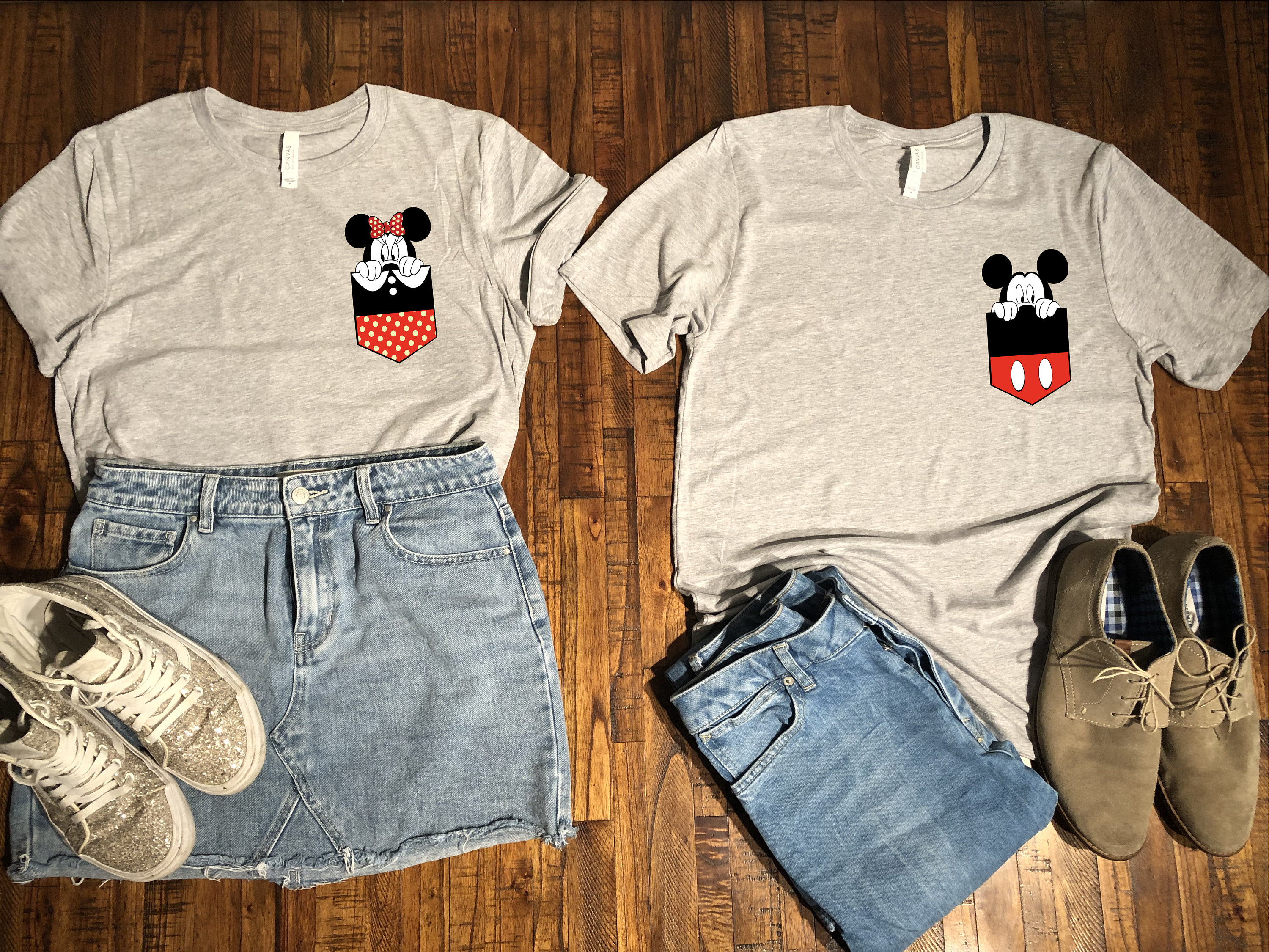 Disney Couple Shirts Couples Disney Shirts Disney Matching Etsy