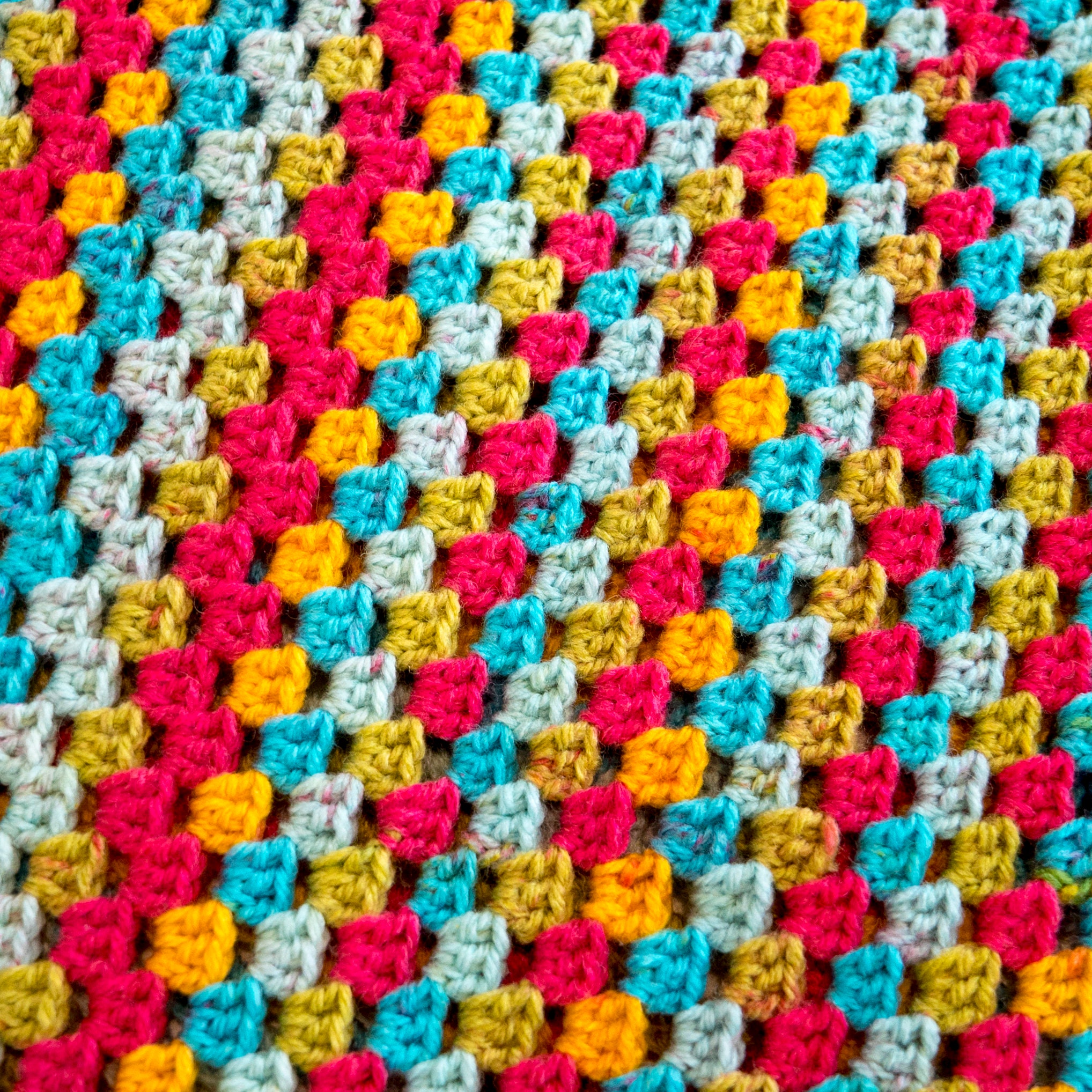 Rectangular Crochet Granny Afghan - Etsy