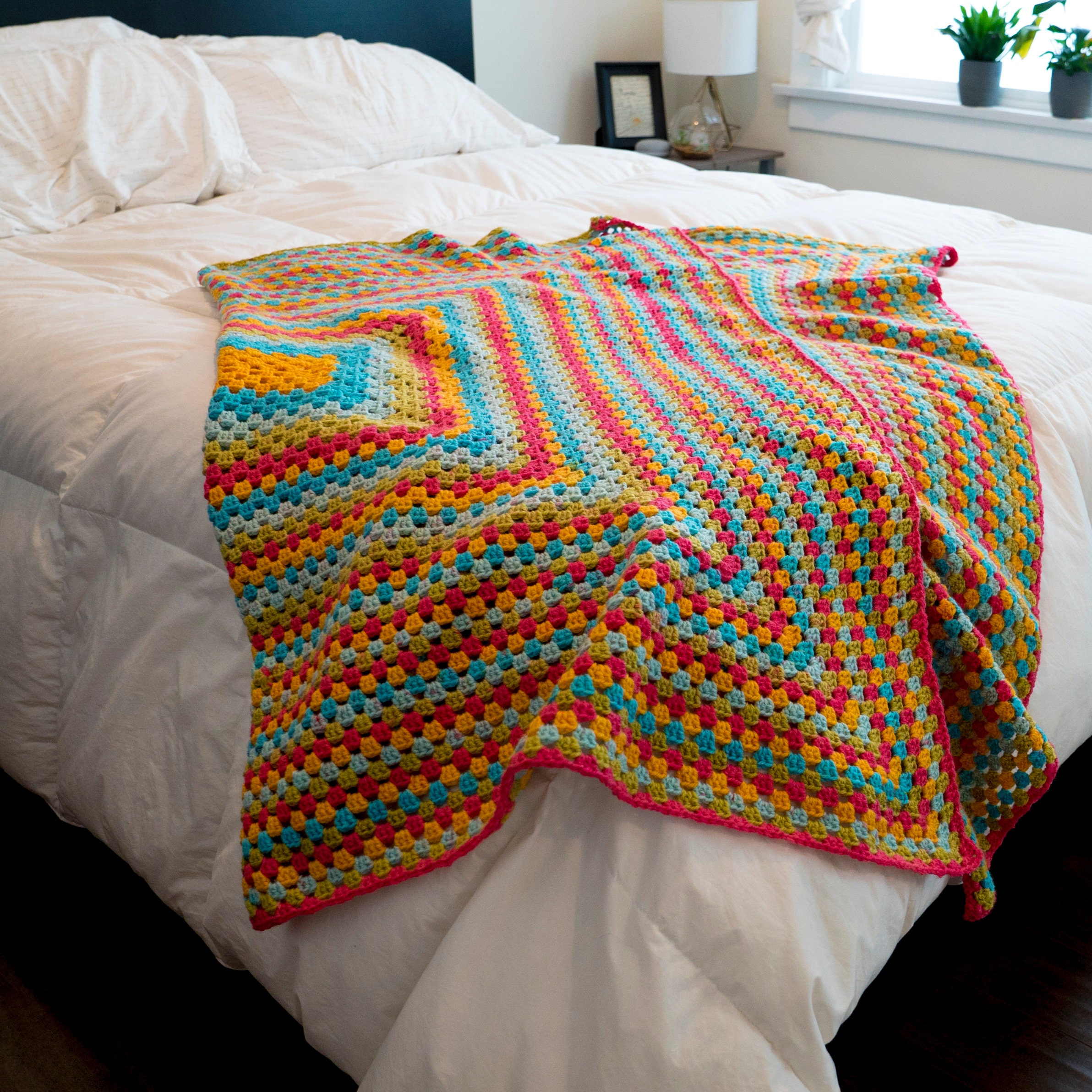 Rectangular Crochet Granny Afghan - Etsy