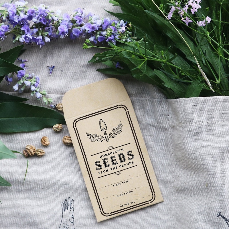 Seed Packet Sticker - Etsy
