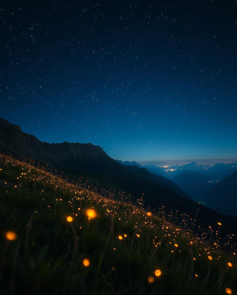 Mountain Fireflies - Etsy