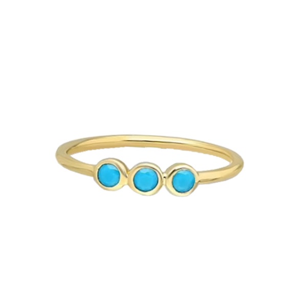 Gold Turquoise Ring - Etsy