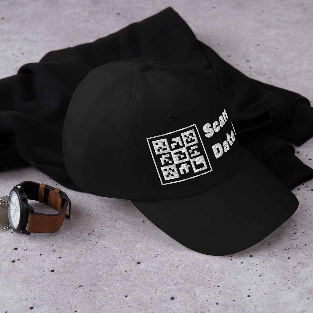 Custom 'scan to Date Me' Hat With QR Code Flirty and Fun Dating Cap ...
