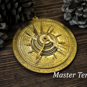 Astrological Astrolabe From Mediterranean, Unique Gift, Anniversary ...
