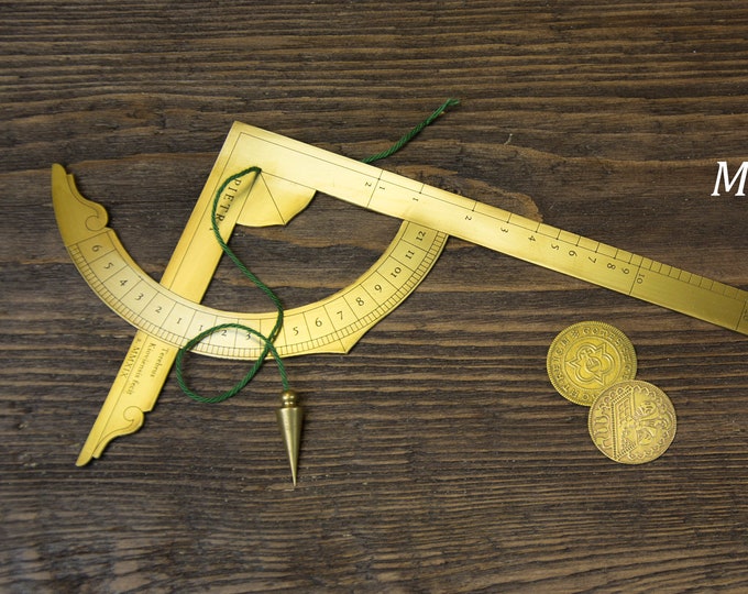 Renaissance Gunner's Quadrant, Birthday Gift for Him, Gifts for Men ...