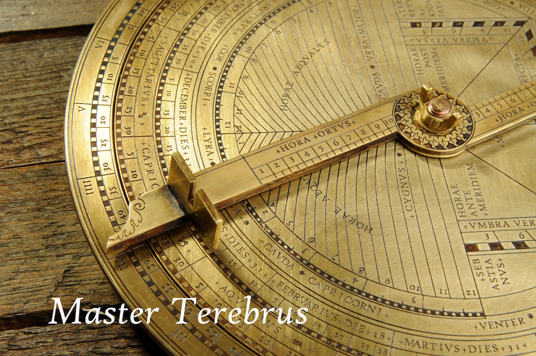 Renaissance Universal Astrolabe, Astronomical Decoration, Astrological ...