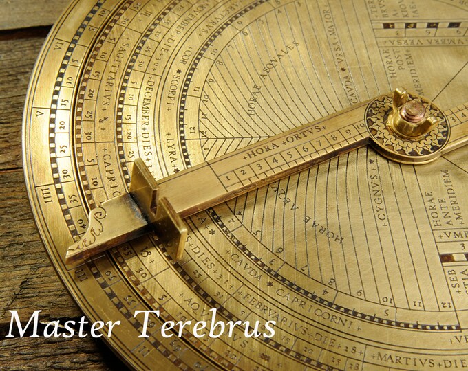 Renaissance Universal Astrolabe, Astronomical Decoration, Astrological ...