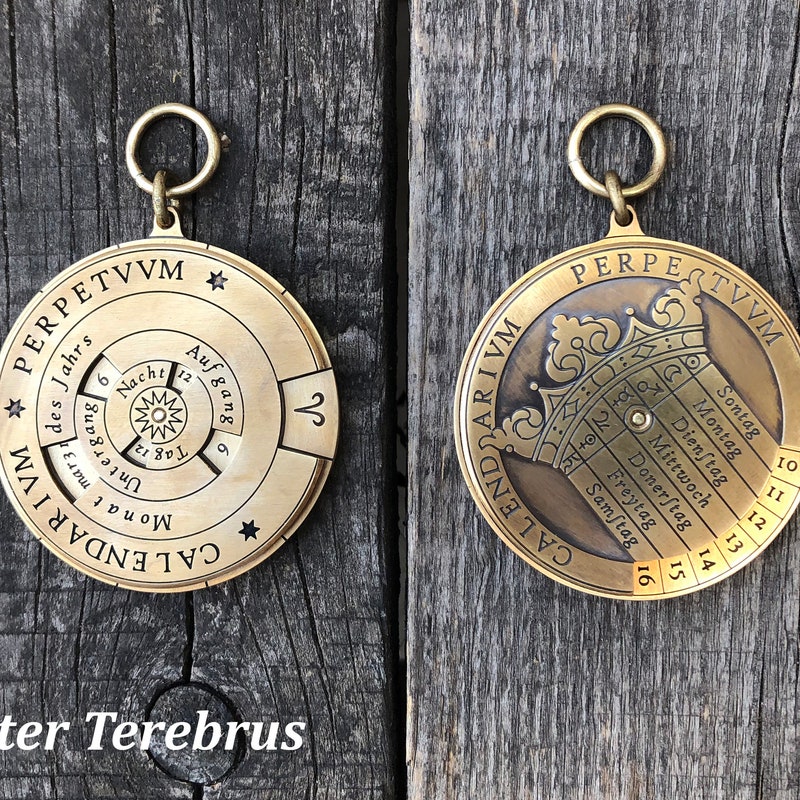 Brass Perpetual Calendar - Etsy