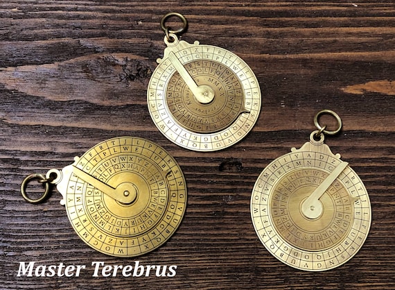 ONE Alberti's Ciphering Disk Renaissance Cryptography - Etsy