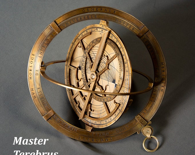 Renaissance Armillary Astrolabe With Universal Horizon, Sundial ...