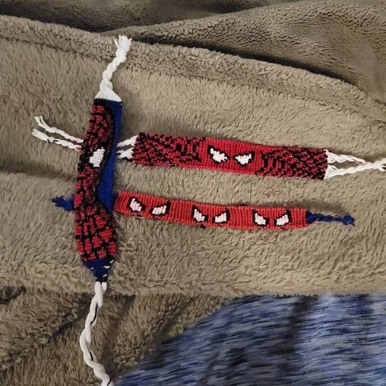 Spiderman Inspired Bracelet - Etsy