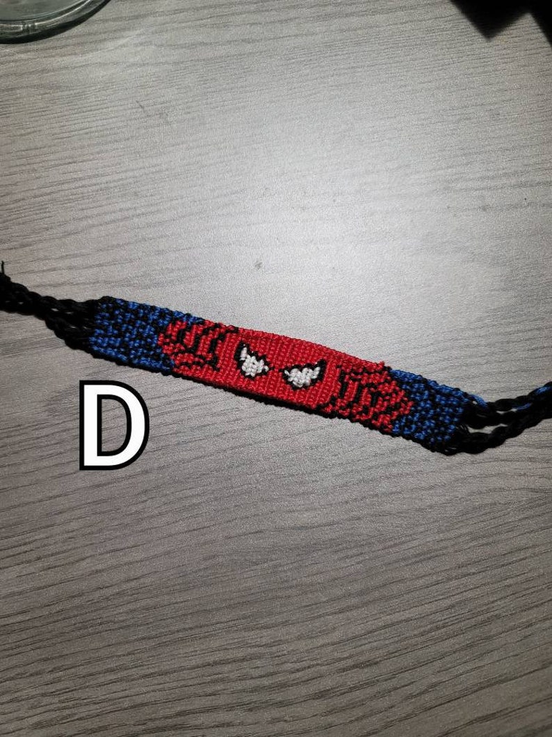 Spiderman Inspired Bracelet - Etsy
