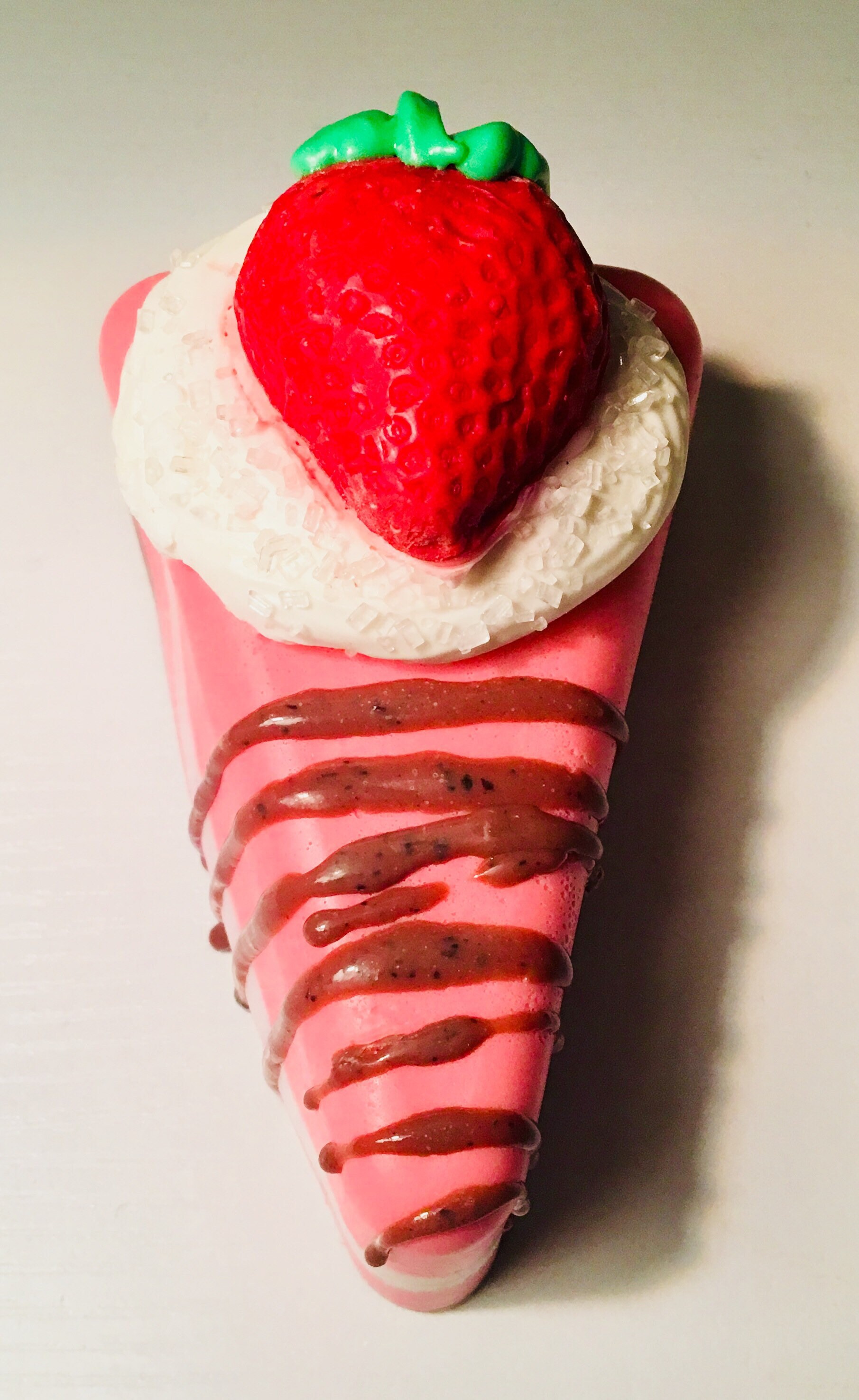 Strawberry Cake Slice Soap Strawberry Soap Dessert Soap - Etsy