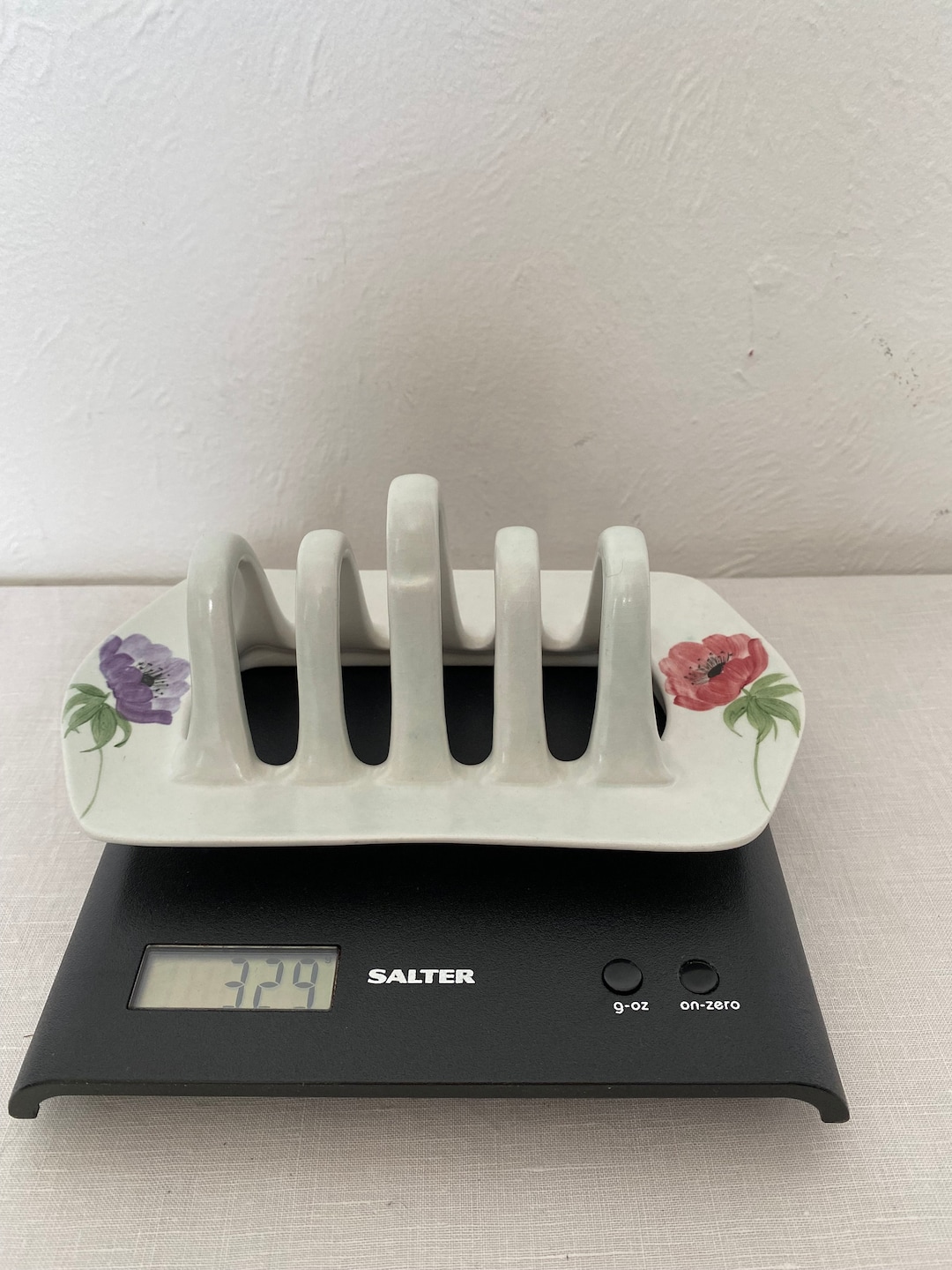 Lovely Radford Pottery Art Deco Style Ceramic Toast Rack Hand Painted ...