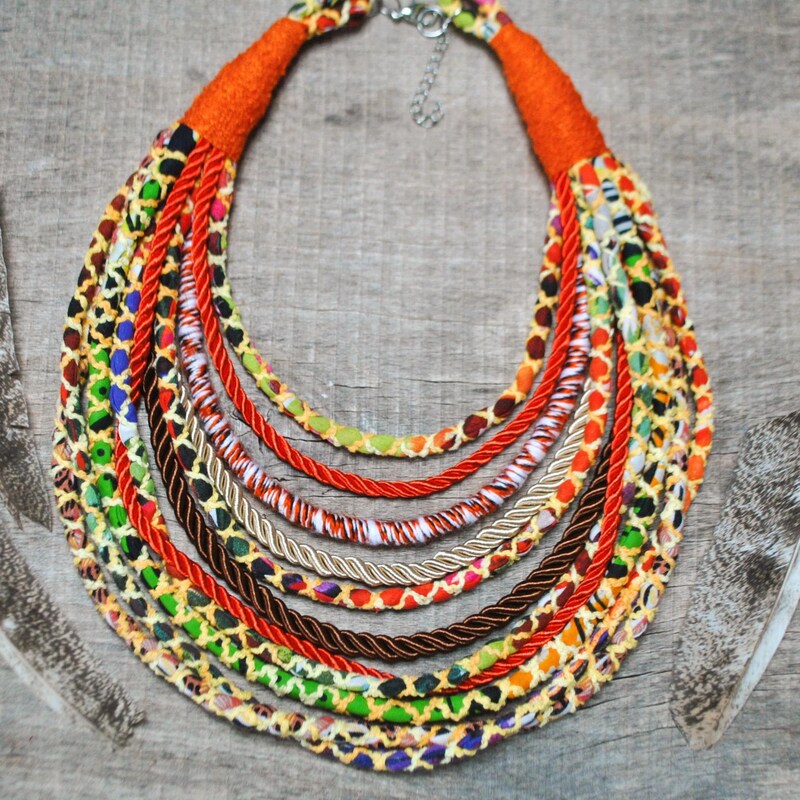 African Necklace for Women - Etsy